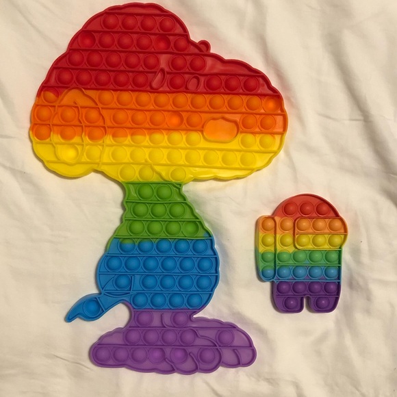 Pop - Its | Toys | Jumbo Snoopy Fidget Popit Astronaut Popit | Poshmark